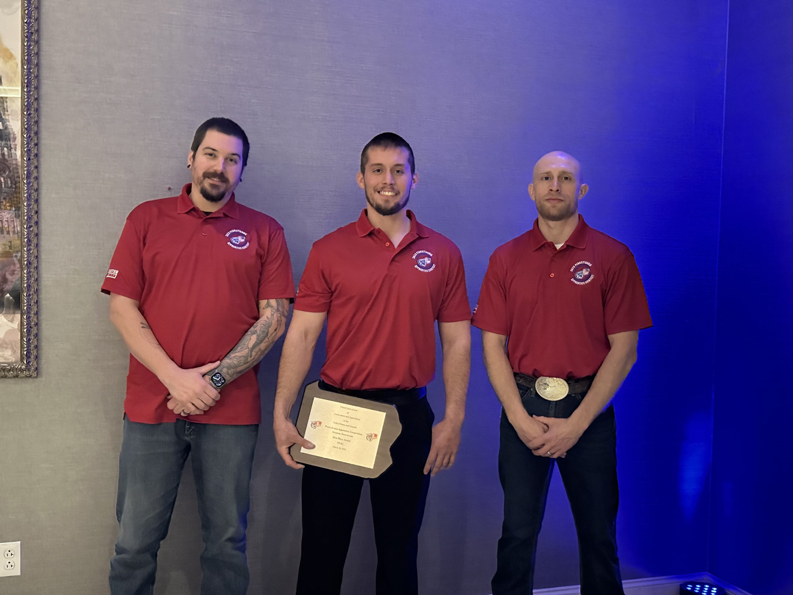 UA449 Apprentices Compete at Pennsylvania Pipe Trades Event